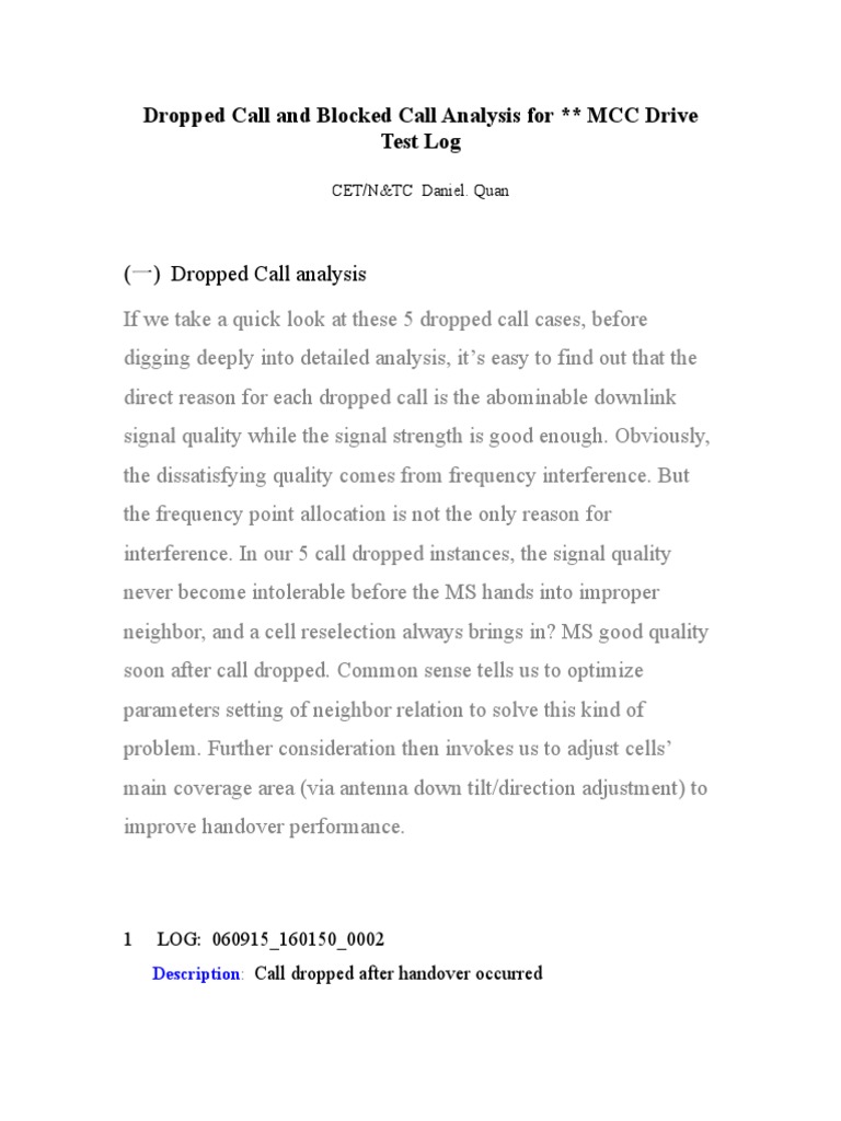 DT Logs Analysis | PDF | Radio Technology | Telecommunications