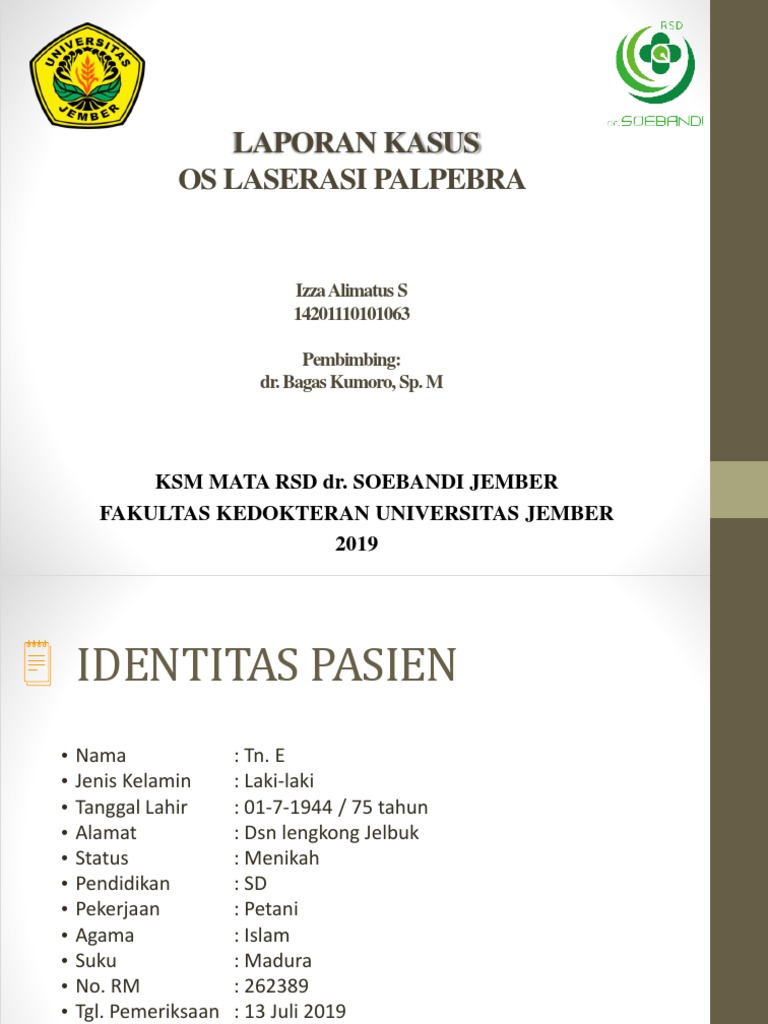 RESP Laserasi Palpebra | PDF