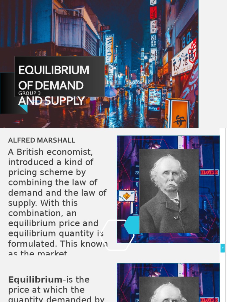 Equilibrium of Demand and Supply | PDF | Supply And Demand | Economic Equilibrium
