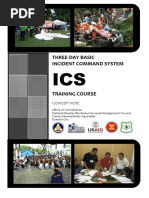 BASIC ICS - Trainees Manual | PDF | Incident Command System | Emergency ...