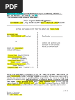 Jonah Bey Injunction Template | PDF | Injunction | Foreclosure