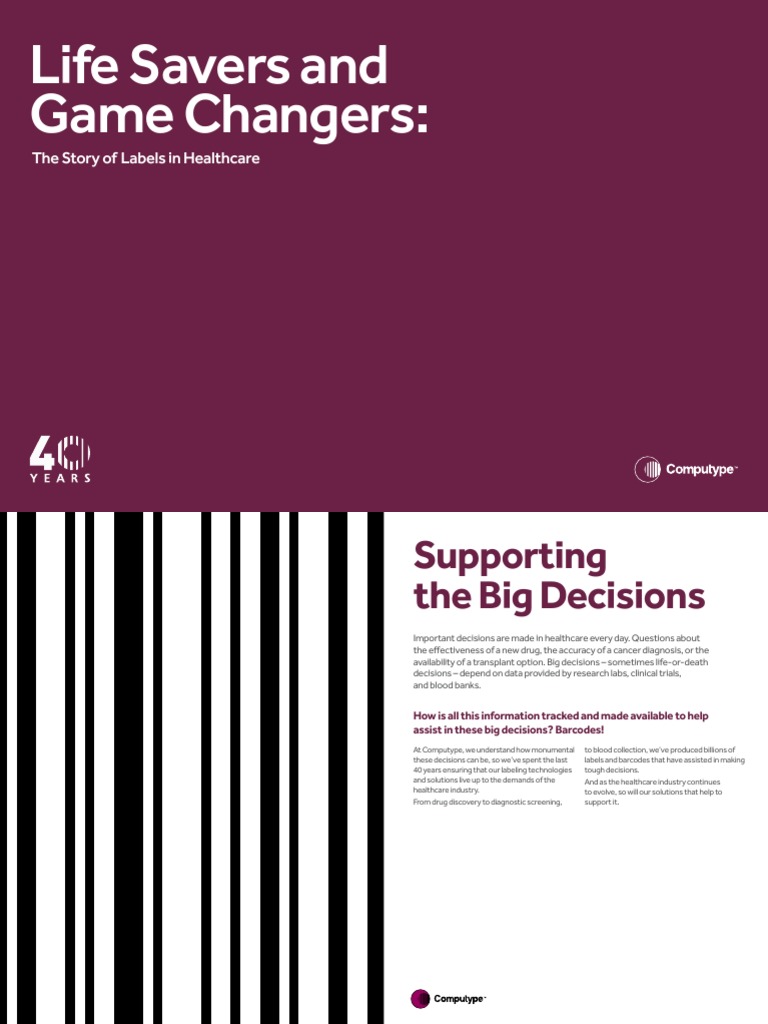 Ebook - Life Savers Game Changers - The Story of Labels in Healthcare ...