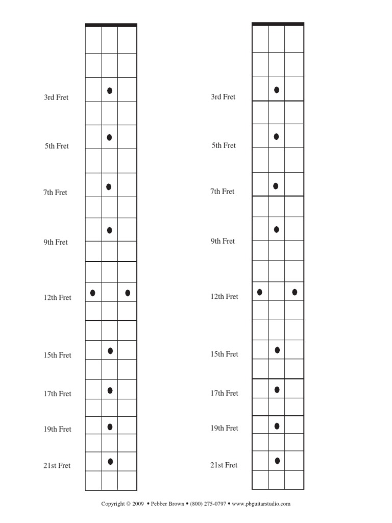4 String Bass Neck Diag PDF | PDF