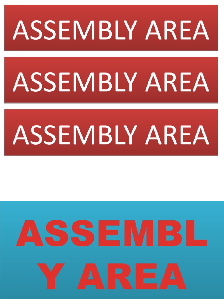 Assembly and Installation Area Guide | PDF