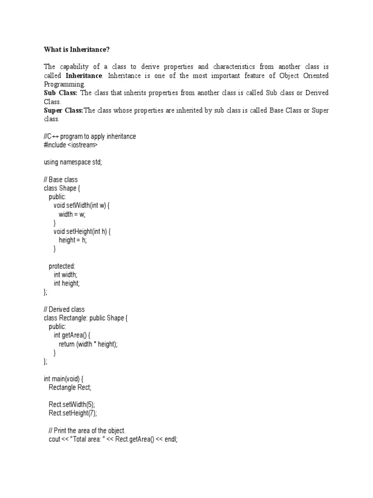 An In Depth Explanation Of Object Oriented Programming Concepts 7550