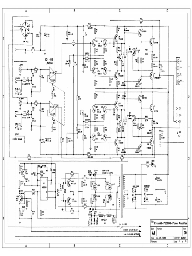 Pyramid - PB300G - Power Amplifier | PDF