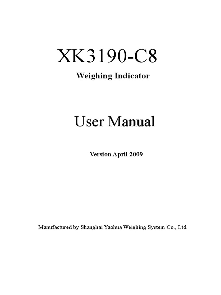 C8 User Manual PDF | PDF | Parameter (Computer Programming) | Power Supply