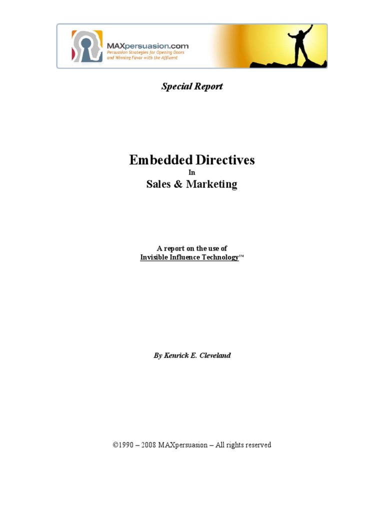 Embedded Commands Bonus Embedded Directives Report | PDF | Hypnotherapy ...