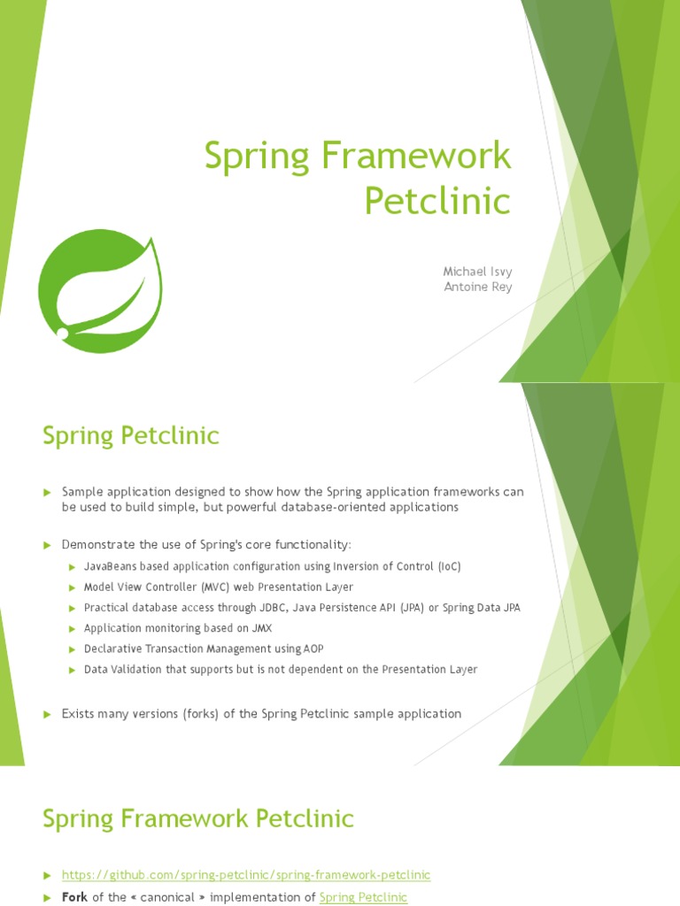 2017 01 Springframeworkpetclinic 170209204315 PDF | PDF | Spring ...