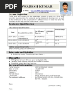 Bio Data | PDF | Urdu | Newspapers