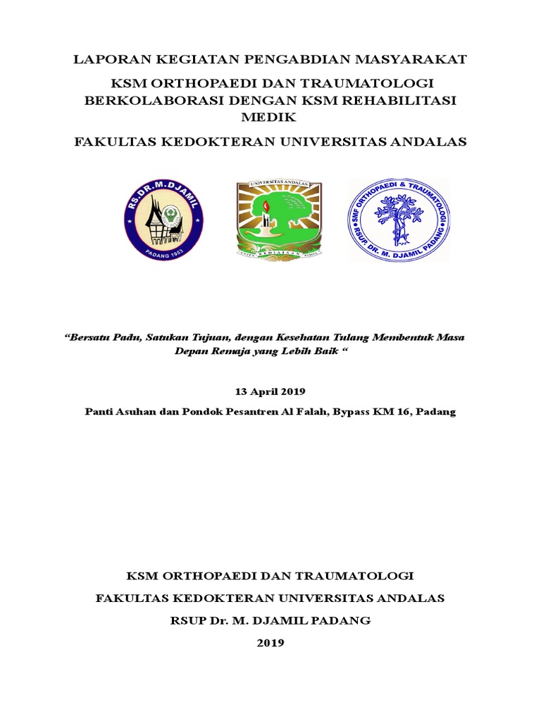 Laporan Kegiatan Pengabdian Masyarakat | PDF