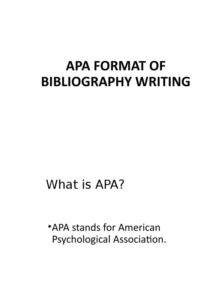 Apa Bibliography | PDF | American Psychological Association | Plagiarism