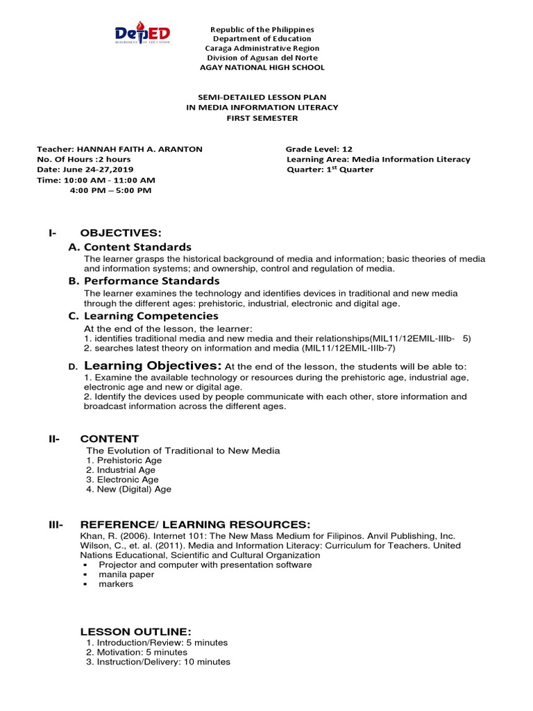 DLP - Mil Week 4 | PDF | Mass Media | Information Age