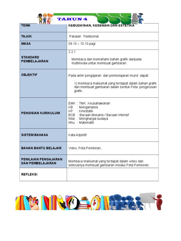 RPH Membaca 2.2.1 BM SJK t4 2020 | PDF