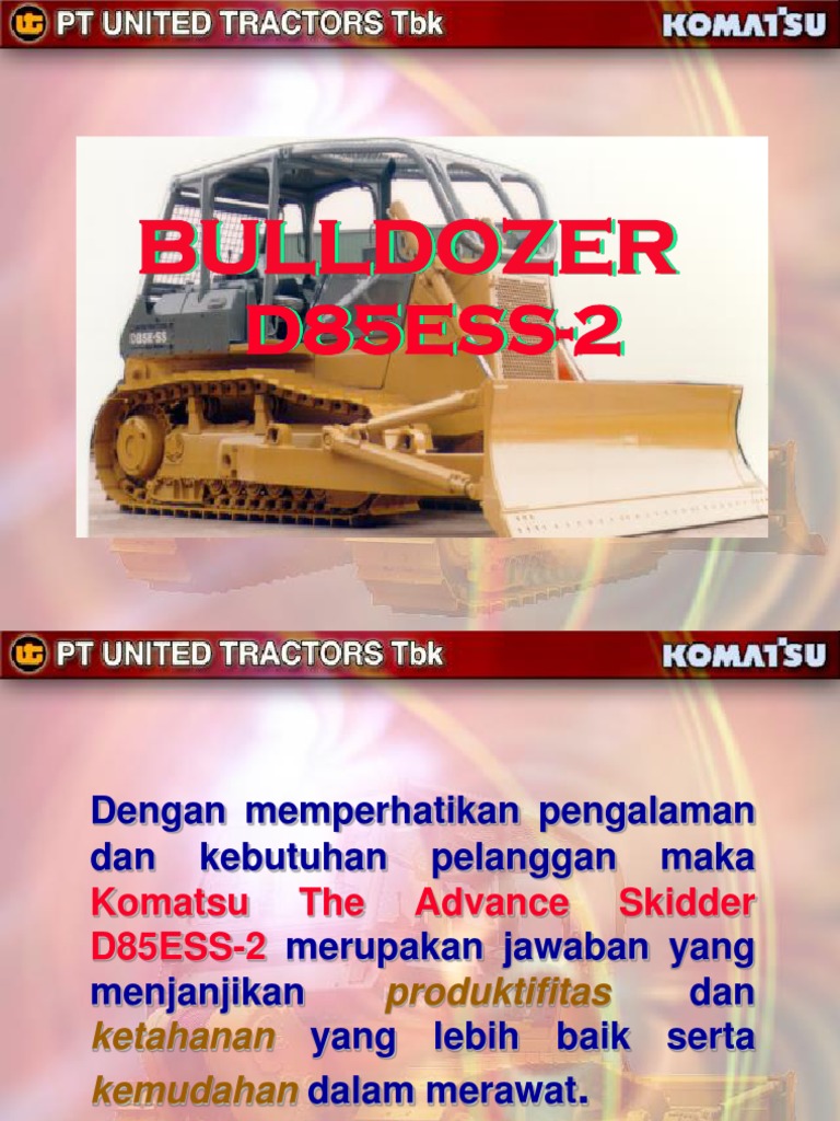 Komatsu D85 SS Part Book | PDF