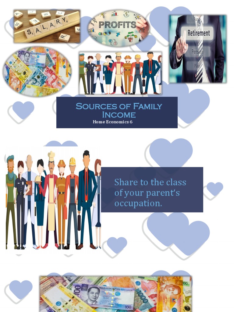 Sources of Family Income | PDF | Dividend | Employment