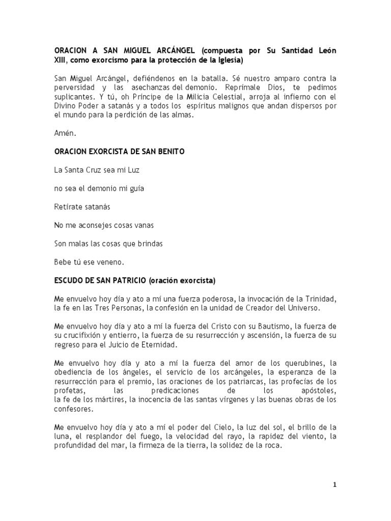 Oracion A San Patricio | PDF | Oración | María, madre de Jesús