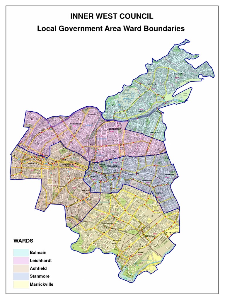 Inner West Council Ward Boundaries | PDF