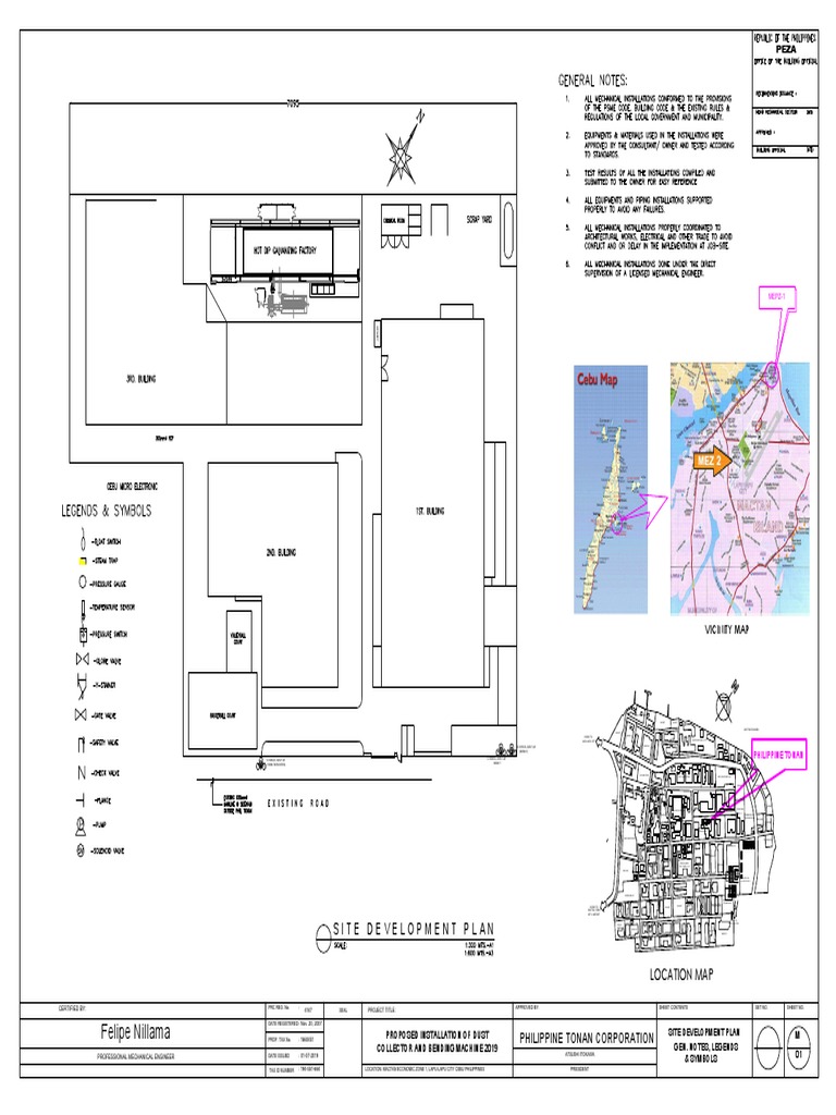Single Line Diagram of Power Distribution in Mactan Export Processing ...