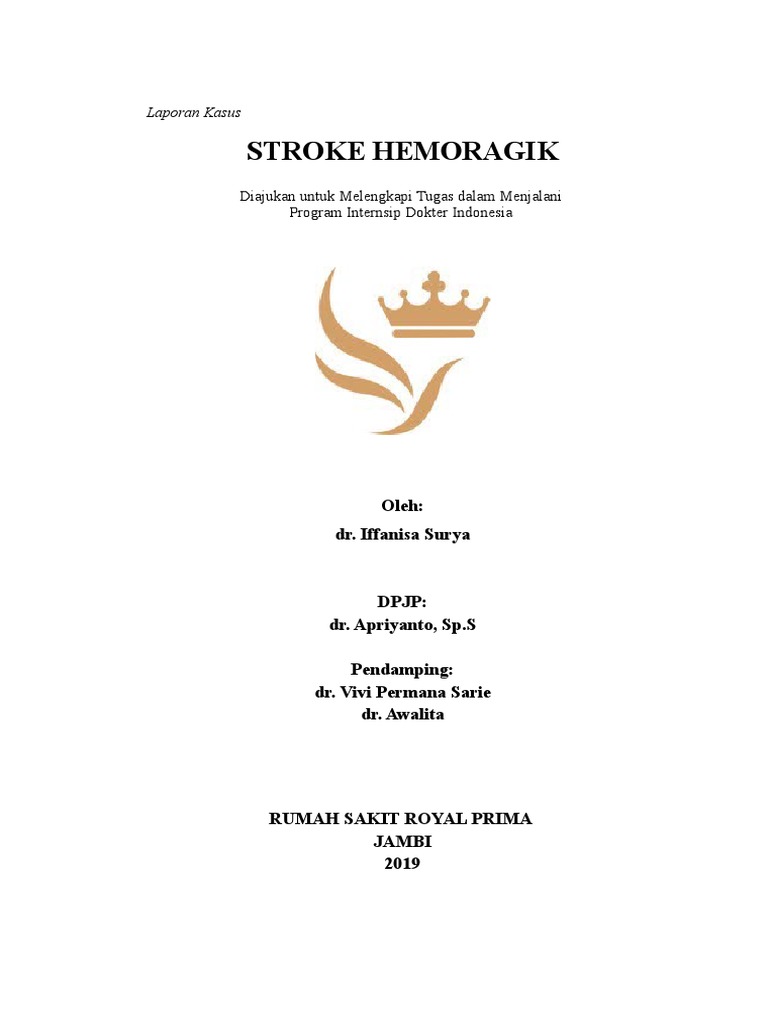 Laporan Kasus Stroke Hemoragik | PDF
