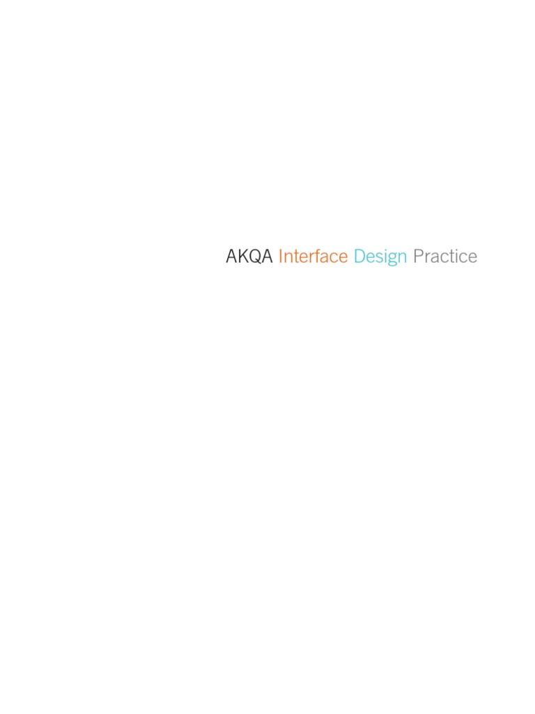 AKQA Interface Design Practice | PDF | Xbox 360 | Graphical User Interfaces