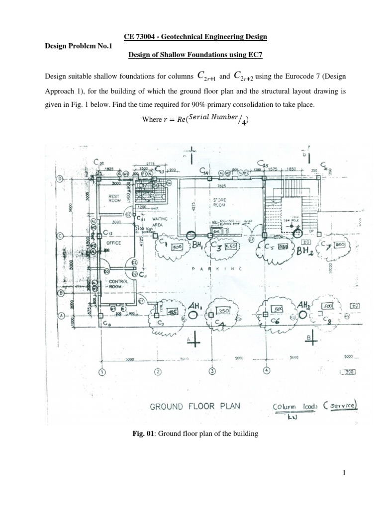 Shallow Foundation Design To EC7-NEW PDF | PDF | Friction ...