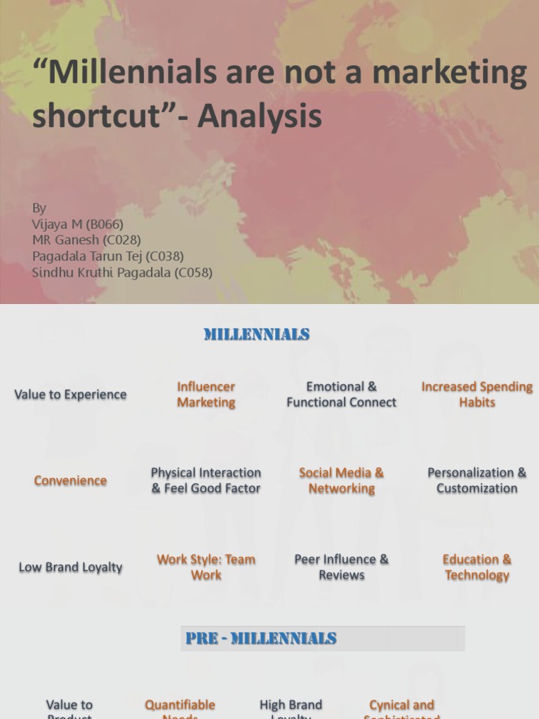 Millennial Influence on Pre-Millennials | PDF | Business