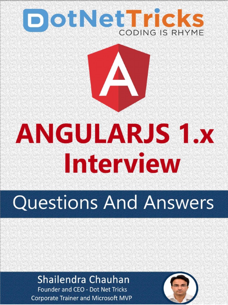 Free PDF For AngularJS Interview Questions Answers by Shailendra ... Free PDF For AngularJS Interview Questions Answers by Shailendra ...