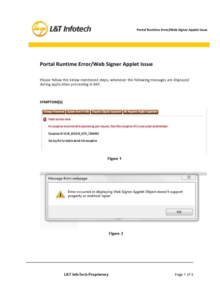 Security Settings For IRDAI BAP Portal (Portal Runtime Error) | PDF | Internet Explorer | Java ...