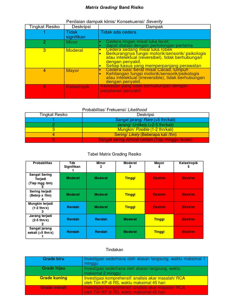 Matriks Grading | PDF