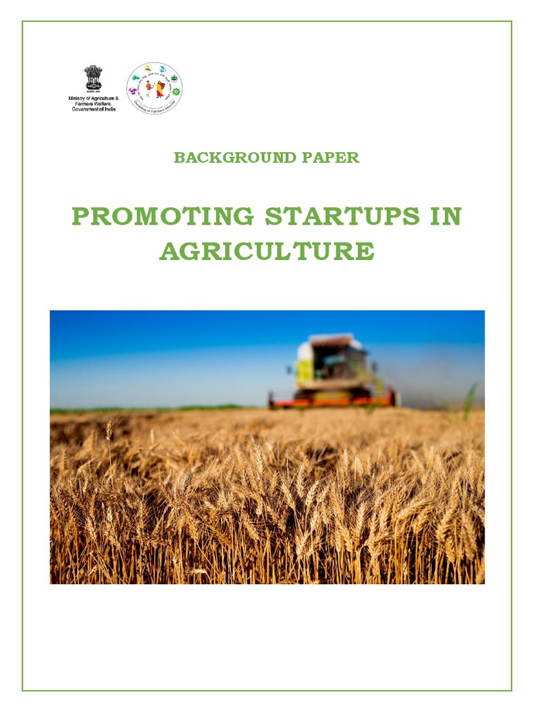 Boosting Agri Startups in India | PDF | Pesticide | Agriculture