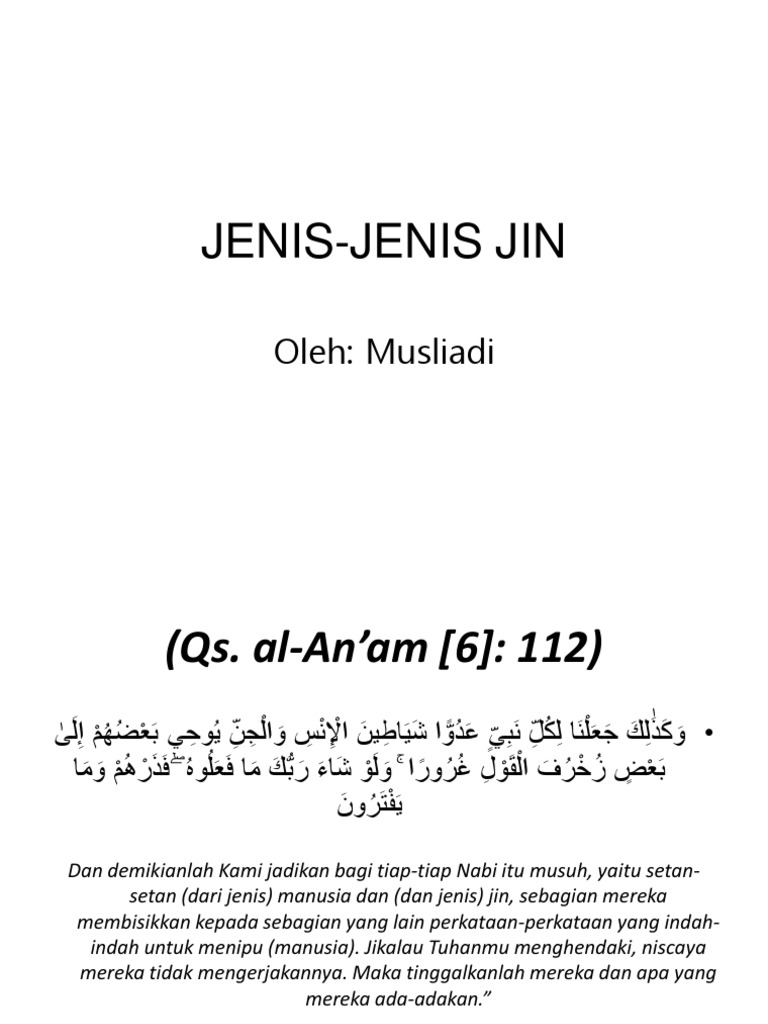 JENIS-JENIS Setan | PDF