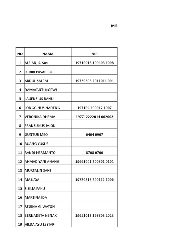 Daftar Bayar Bok | PDF