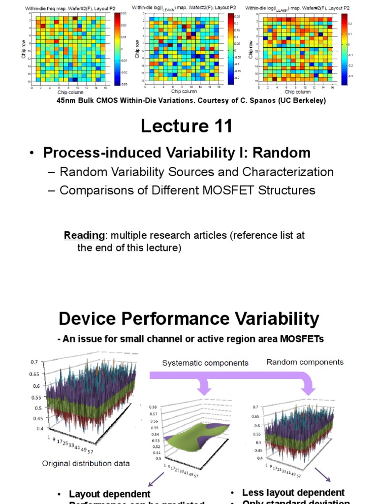 Process-Induced Variability I: Random | PDF