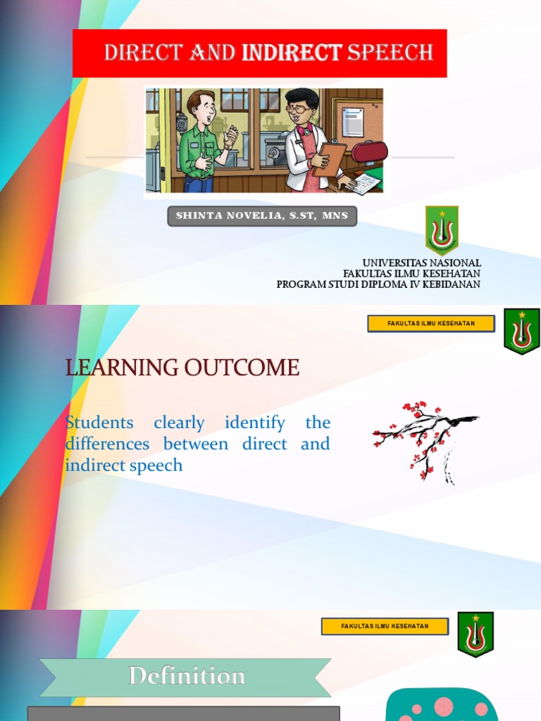 Understanding the Differences Between Direct and Indirect Speech | PDF ...