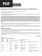CORE Back Tool for Low Back Pain Management | PDF | Low Back Pain ...