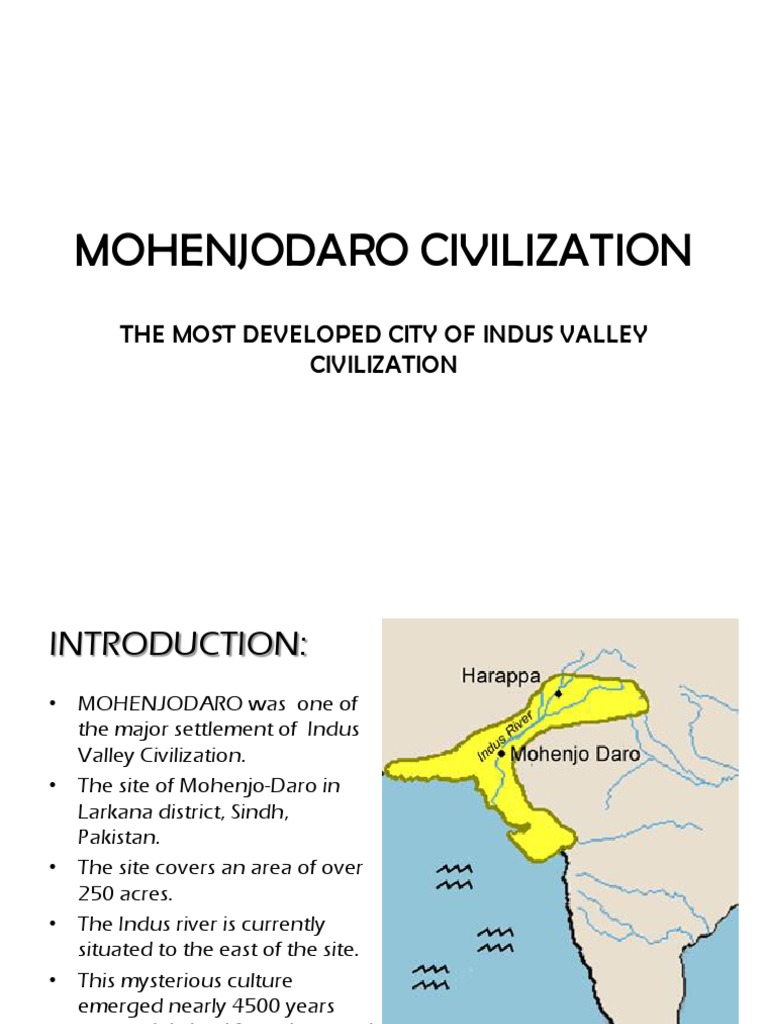 Mohenjodaro Civilization | PDF | Archaeology | Buildings And Structures