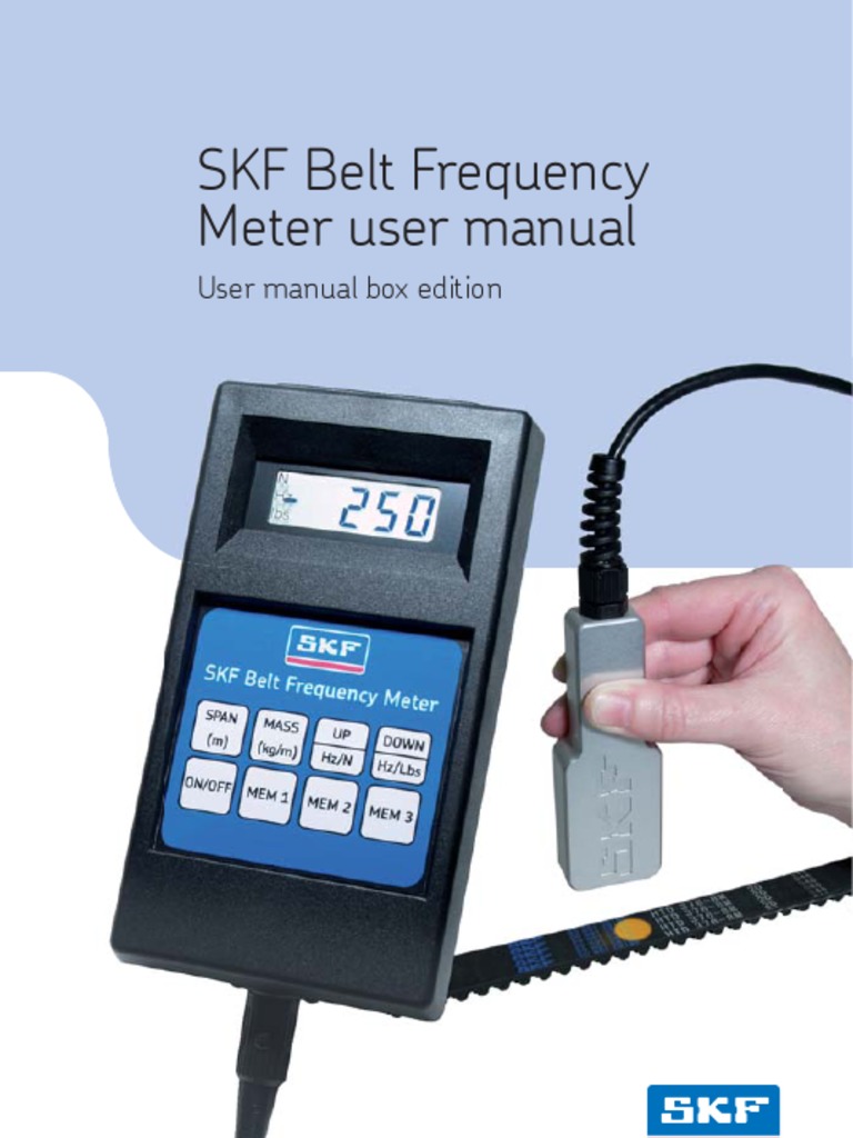 Belt Frequency Meter Manual | PDF | Belt (Mechanical) | Frequency