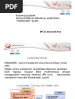Peran SIDOKAR dalam Akreditasi RS | PDF