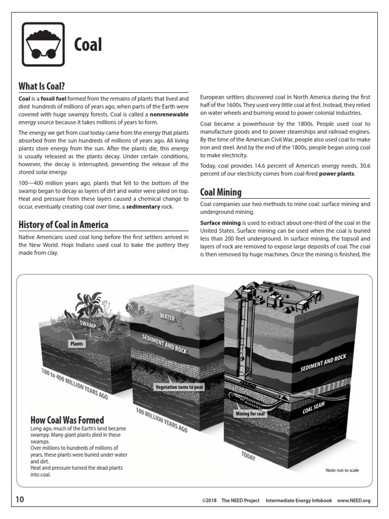 What Is Coal?: How Coal Was Formed | PDF | Coal | Coal Mining