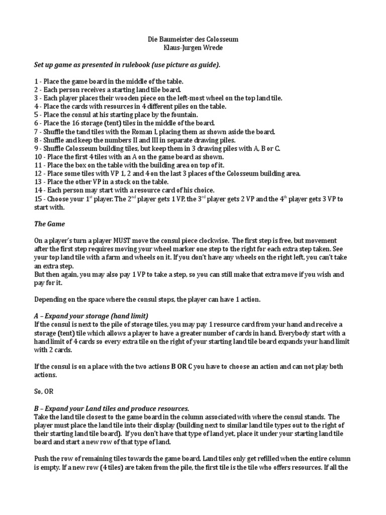 Colosseum Builders' Guide | PDF | Leisure Activities | Toys