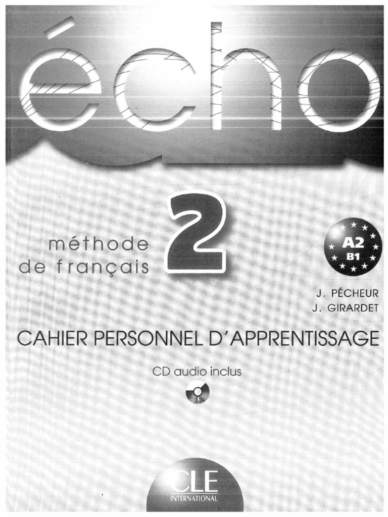 Echo 2 A2 Cahier | PDF