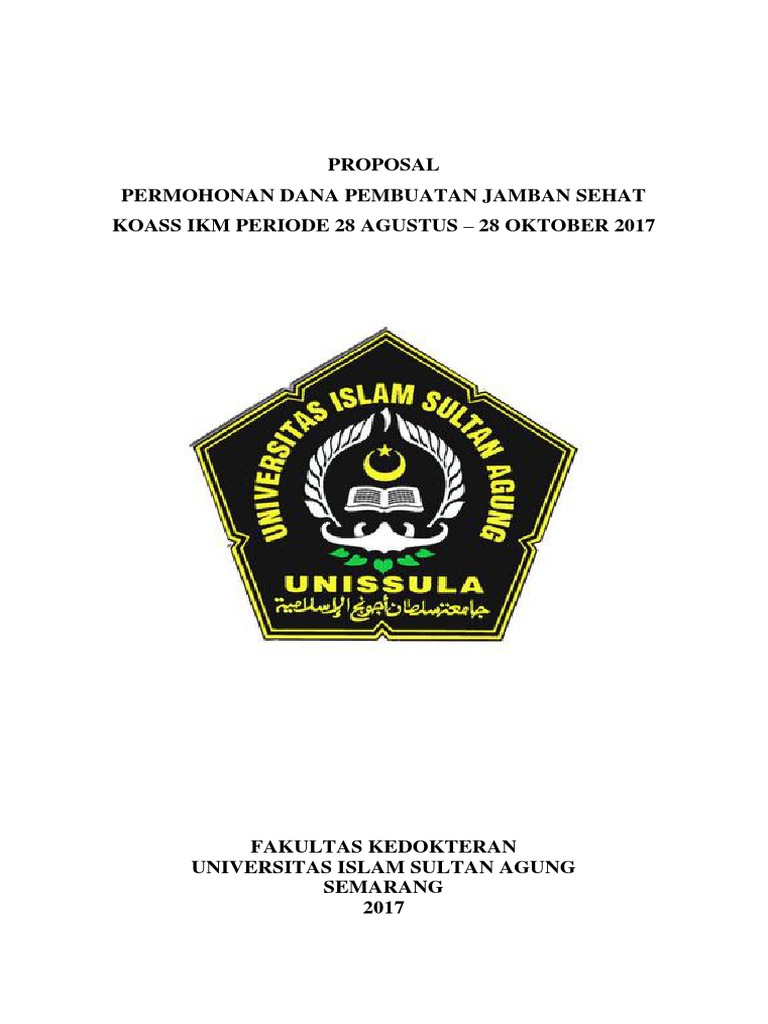 Proposal Permohonan Permintaan Dana Pembuatan Jamban | PDF