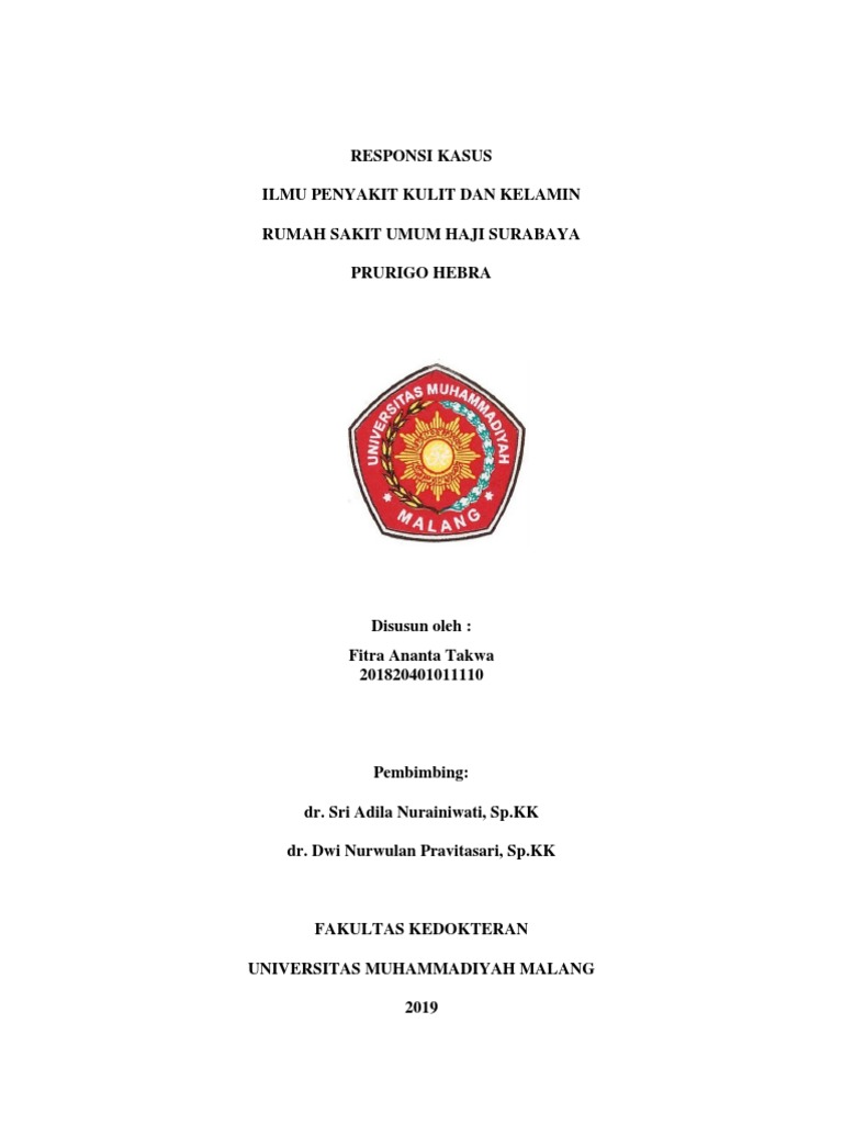 Responsi Prurigo Hebra Fitra Ananta Takwa | PDF