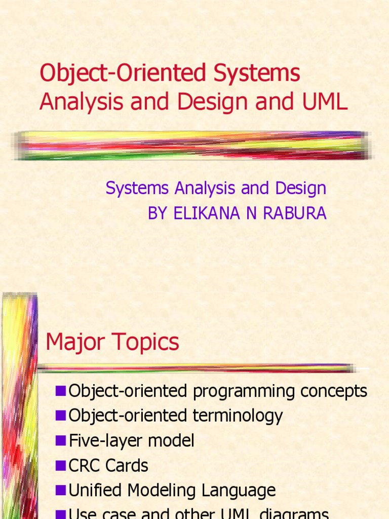 Ooad Pdf Class Computer Programming Use Case 