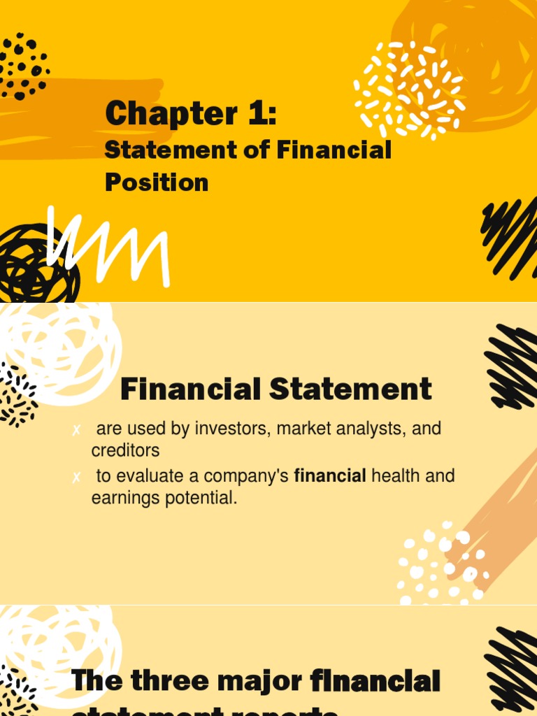 Statement of Financial Position | PDF | Debits And Credits | Economies
