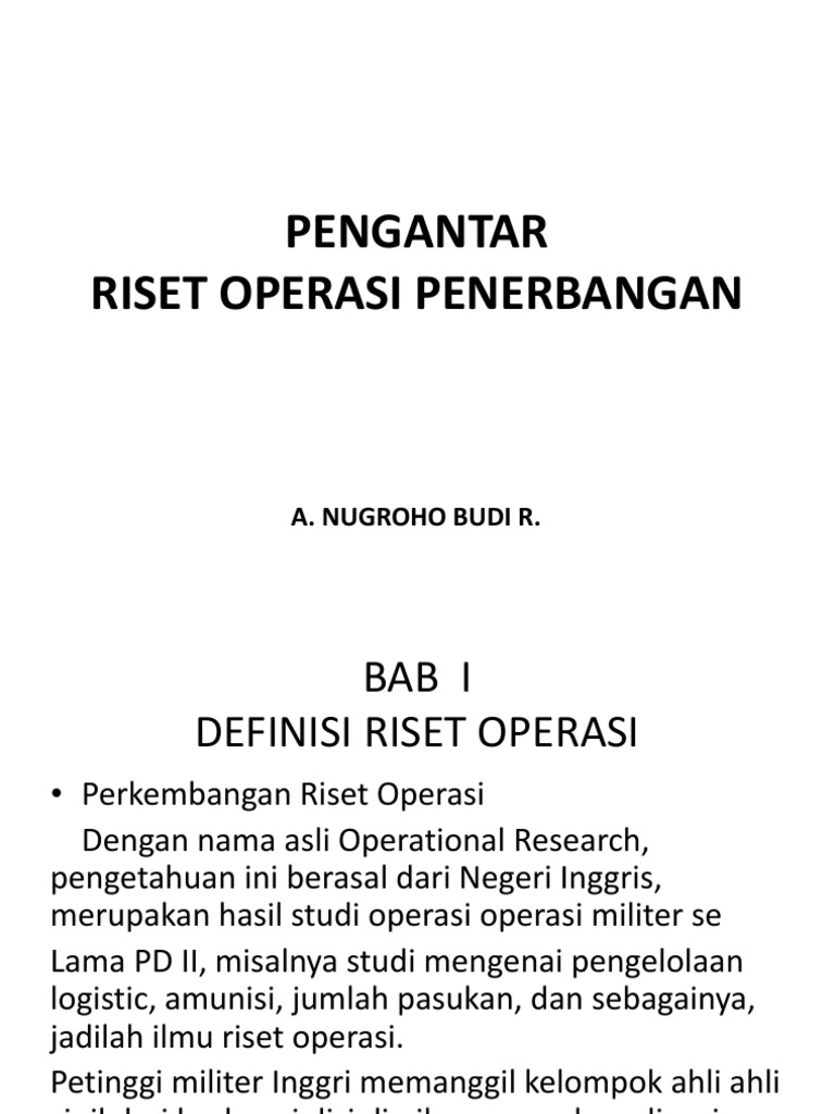 Riset Operasi: Teori dan Aplikasi LP | PDF | Metode & Bahan Ajar | Sains & Matematika