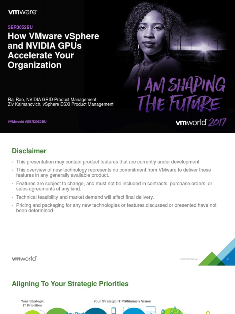 Vmware Nvidia Presentation | PDF | Graphics Processing Unit | Cloud ...