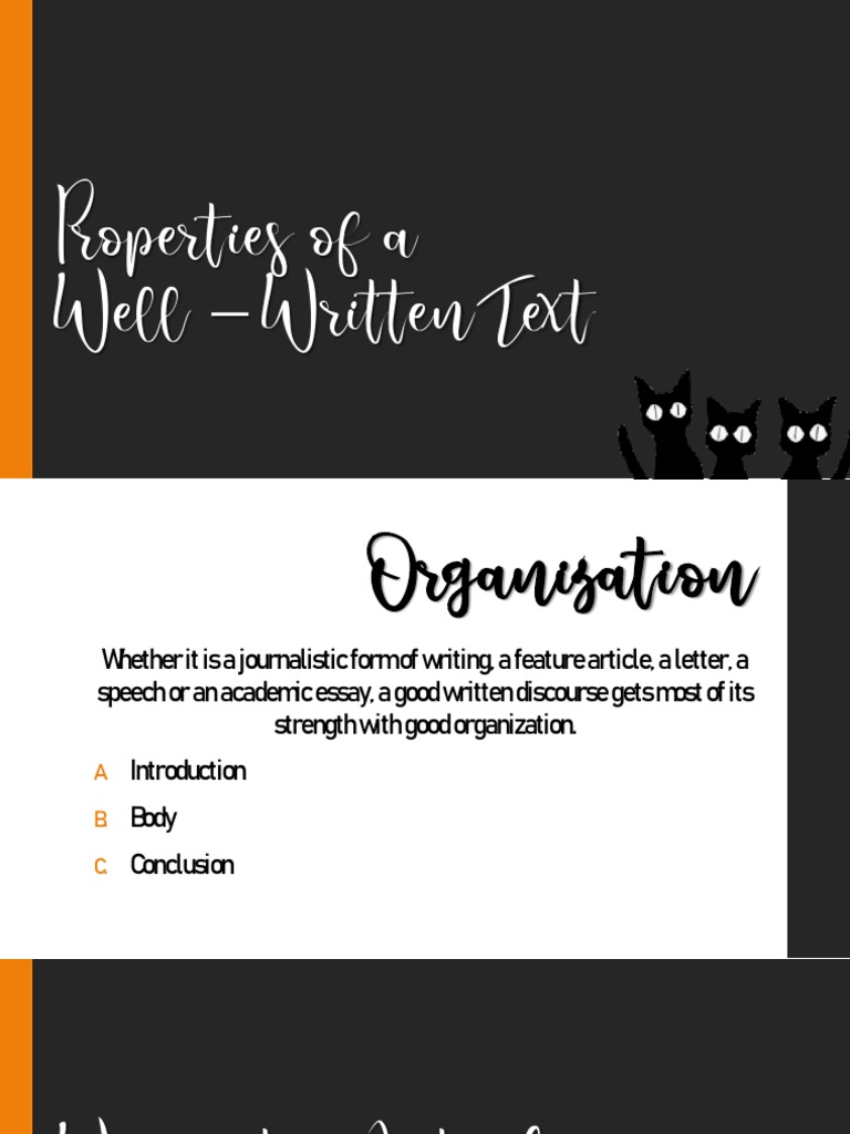 Key Properties of Well-Written Text | PDF | Essays | Rhetoric