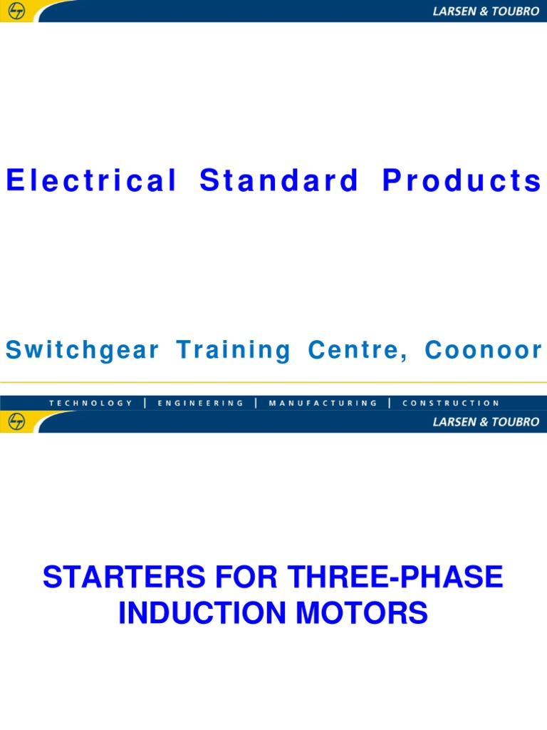 Electrical Standard Products Guidelines | PDF | Electric Motor ...